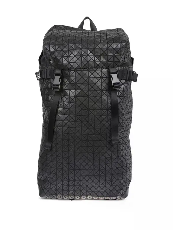 Issey Miyake Geometric-pattern Backpack - Black