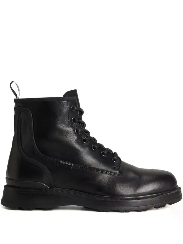 Woolrich Lace-up Zip Boots