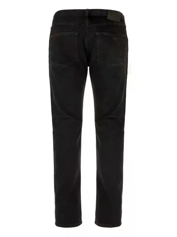 Emporio Armani Logo-plaque Jeans - Grey