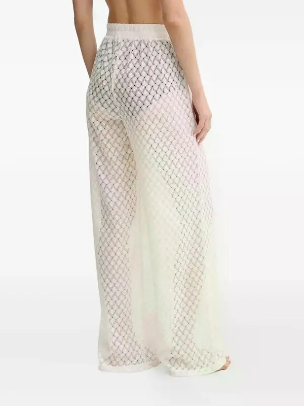 Melissa Odabash Crochet-pattern Trousers