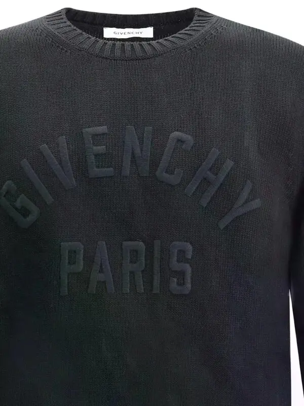 Givenchy Embossed-logo Crew-neck Sweater