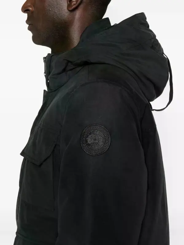 Canada Goose Maitland Hooded Parka Coat - Black