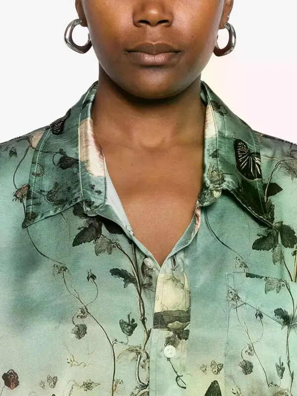 R13 Floral-print Shirt