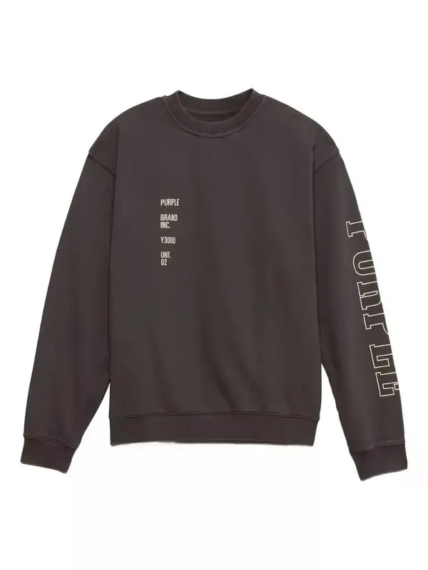 PURPLE BRAND Relic Crew-neck Sweatshirt