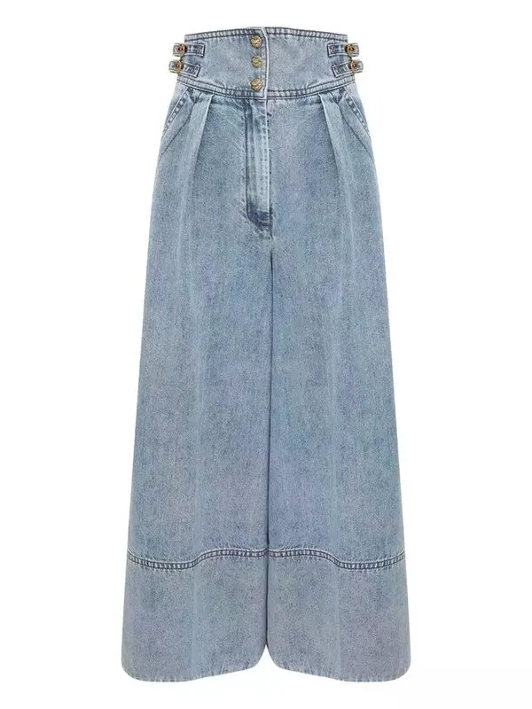 Zimmermann High-waist Wide Leg Cullotes