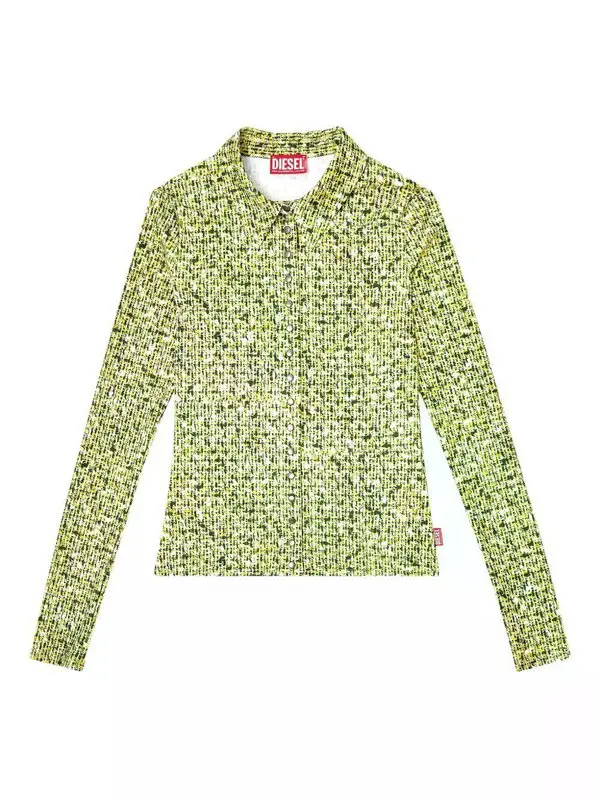 DIESEL® Patterned Long-sleeve Top