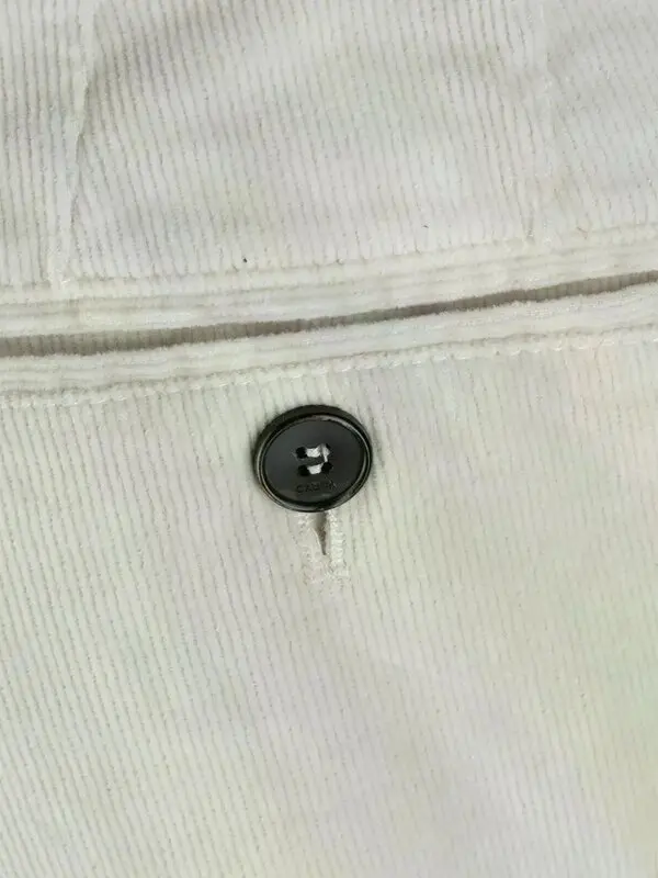 CRUNA Corduroy Button-fastening Trousers - Neutrals
