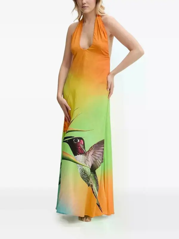 halter dress nz Halter Maxi Dress in Cherry Red Rose – Love it Loan it