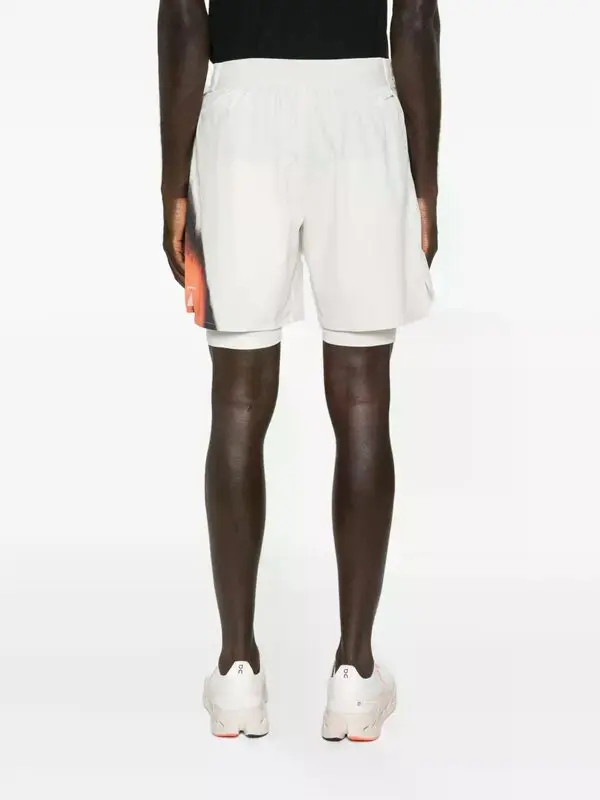 Y3 Abstract-print Performance Shorts