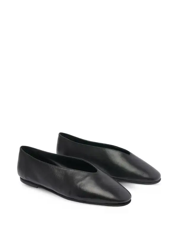 POEVE Leather Ballet Flats