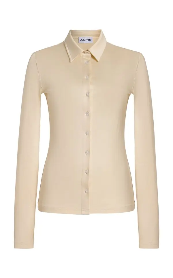 ALFIE Le Polo Knit Shirt - Ivory