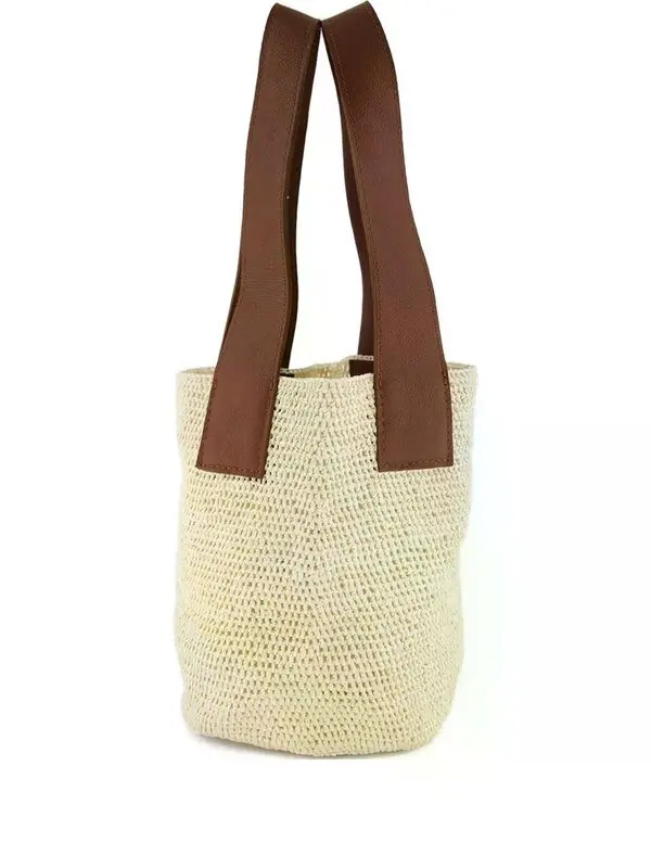 SENSI STUDIO Mini El Varejo Woven Straw Shoulder Bag - Neutrals