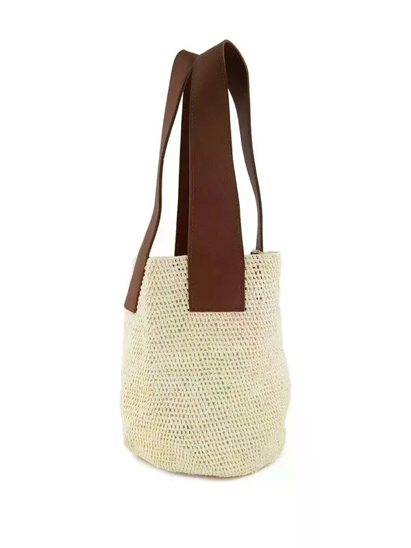 SENSI STUDIO Mini El Varejo Woven Straw Shoulder Bag - Neutrals