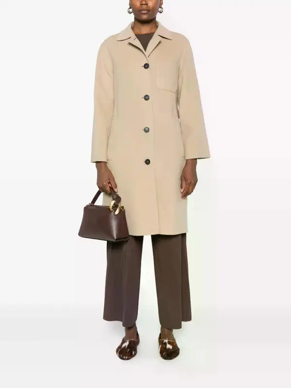 Max Mara Patch-pocket Button Coat