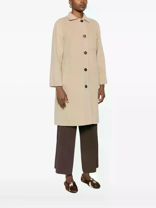 Max Mara Patch-pocket Button Coat
