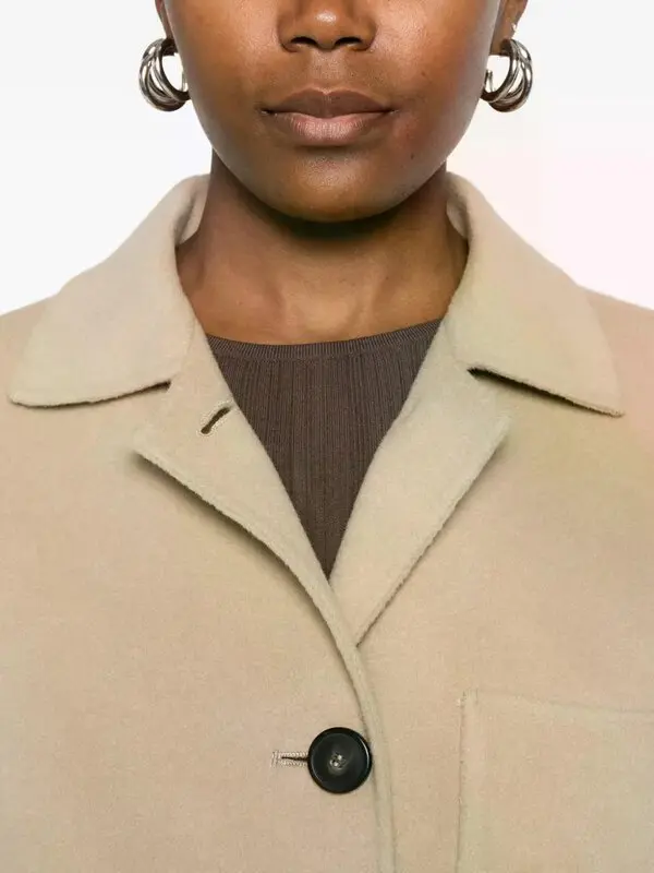 Max Mara Patch-pocket Button Coat