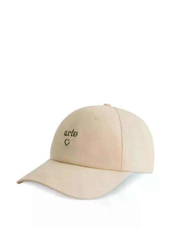 ARTE ANTWERP Embroidered Logo Baseball Cap - Neutrals