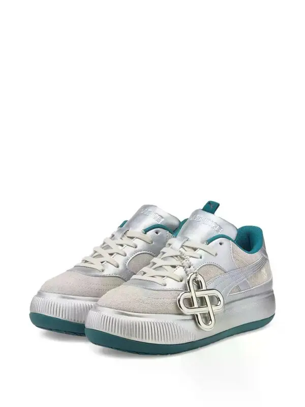 PUMA Mayu Leather Metallic Sneakers