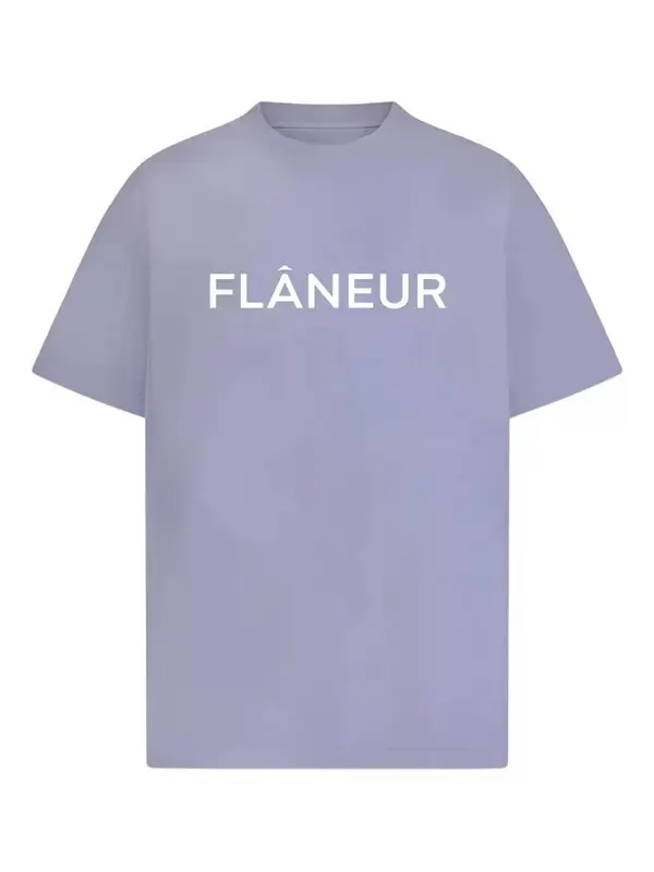 FLANEUR Logo T-shirt - Purple