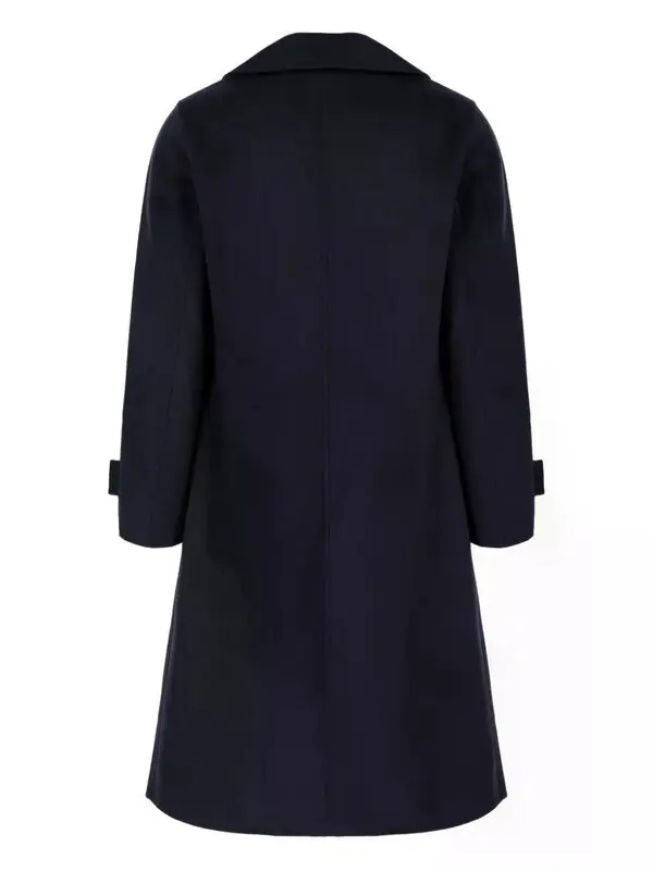 THE DYNAMIS STUDIO Double-breasted Wool Coat - Blue