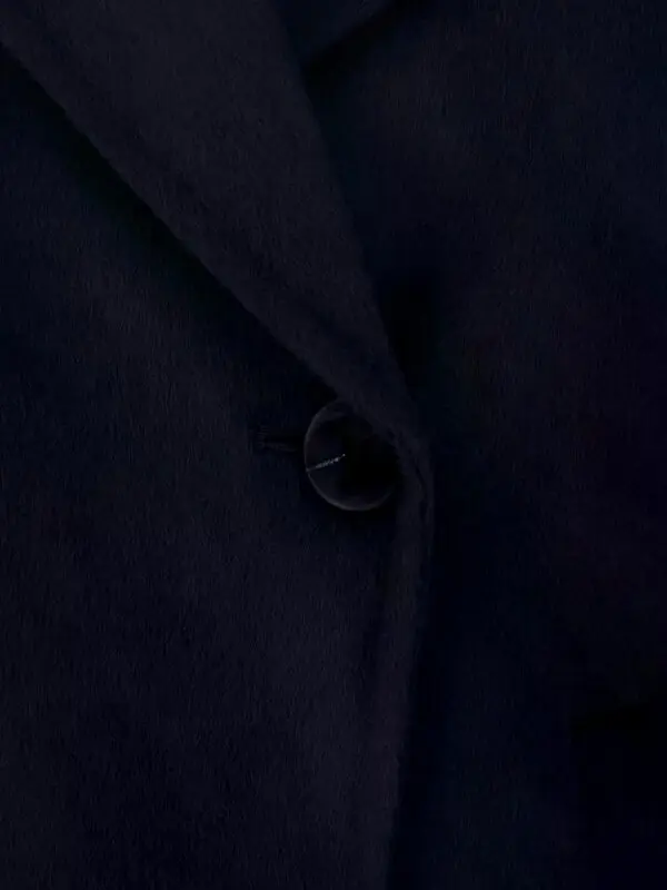 THE DYNAMIS STUDIO Double-breasted Wool Coat - Blue