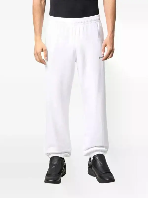 Off-White Diagonal Helvetica Track Pants