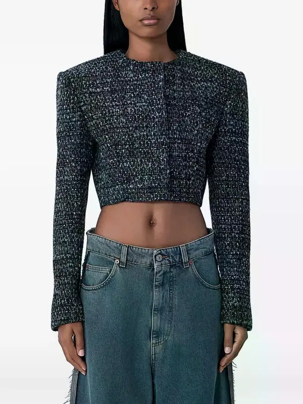 DIESEL® Tweed Cropped Jacket