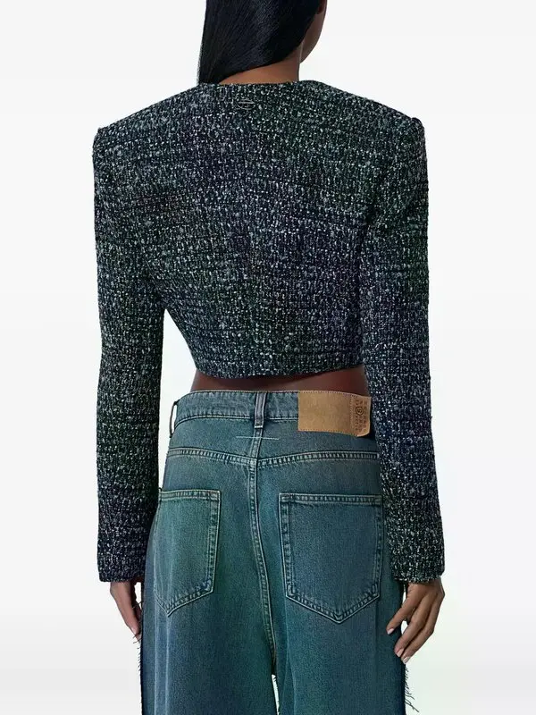DIESEL® Tweed Cropped Jacket