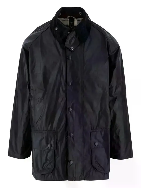 Barbour Corduroy-collar Coat - Blue