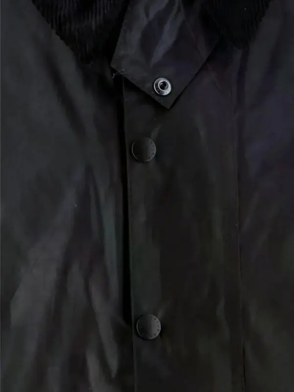 Barbour Corduroy-collar Coat - Blue