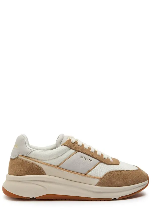 Axel Arigato Genesis Neo Panelled Mesh-knit Sneakers - Beige