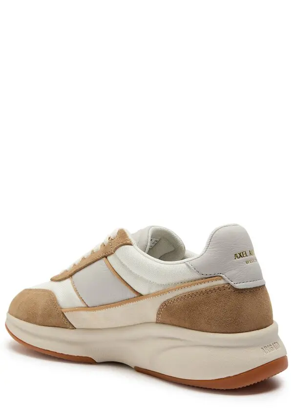 Axel Arigato Genesis Neo Panelled Mesh-knit Sneakers - Beige