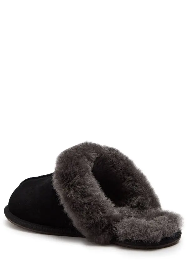 UGG Scuffette Ii Suede Slippers - Black Grey