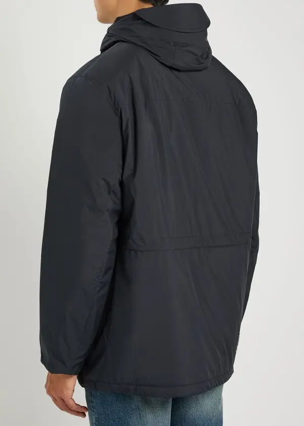Emporio Armani Travel Hooded Nylon Jacket - Navy