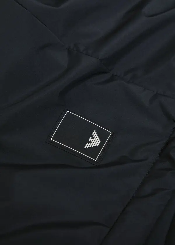 Emporio Armani Travel Hooded Nylon Jacket - Navy