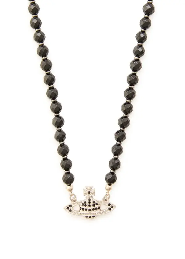 VIVIENNE WESTWOOD Messaline Orb Necklace - Black
