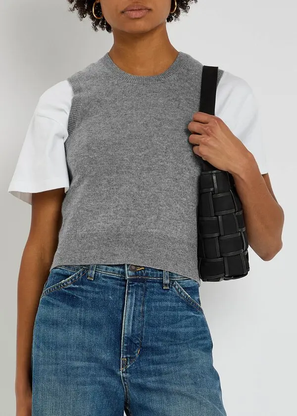 NILI LOTAN Cashmere Round-neck Vest