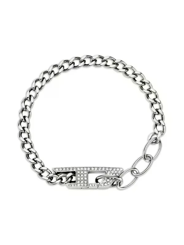 DIESEL® Chain-link Bracelet - Grey