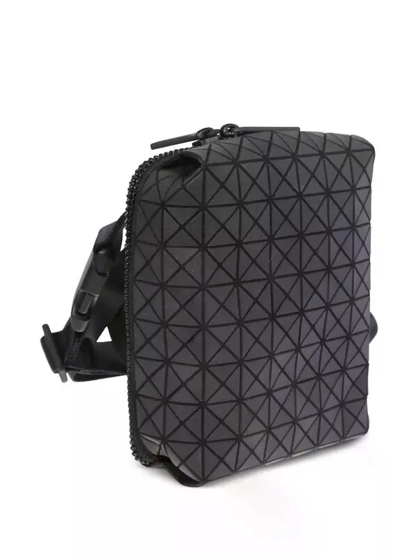 Issey Miyake Geometric-pattern Messenger Bag - Black
