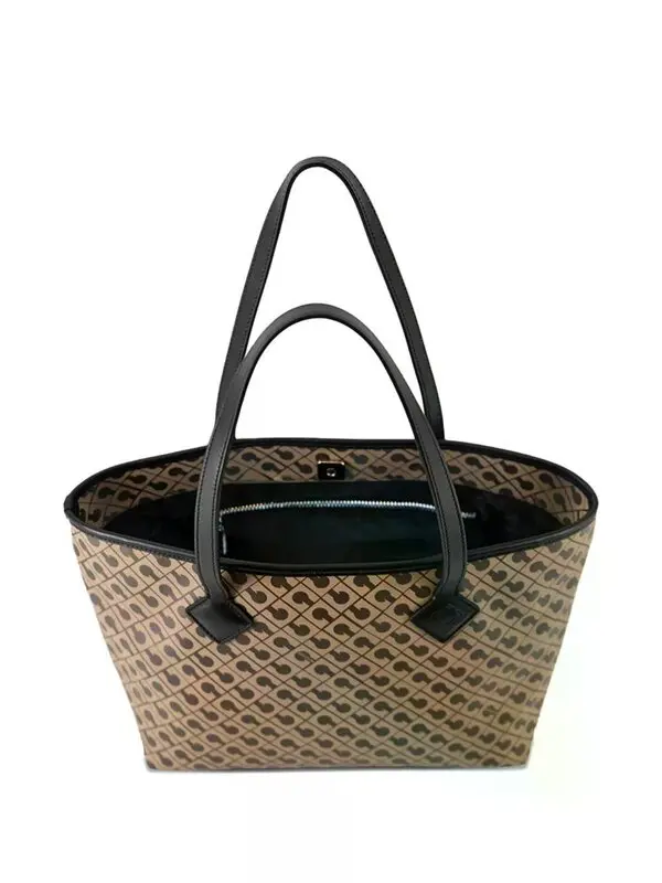 GHERARDINI Monogram Tote Bag - Brown
