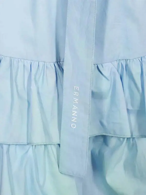 Ermanno Scervino Ruffled Belted Mini Dress