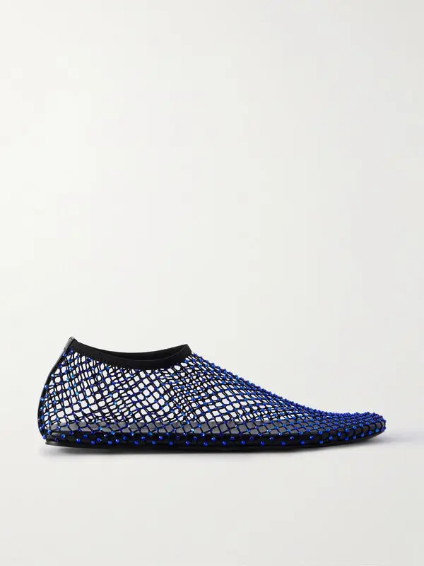 Christopher Esber Minette Crystal-embellished Ballet Flats