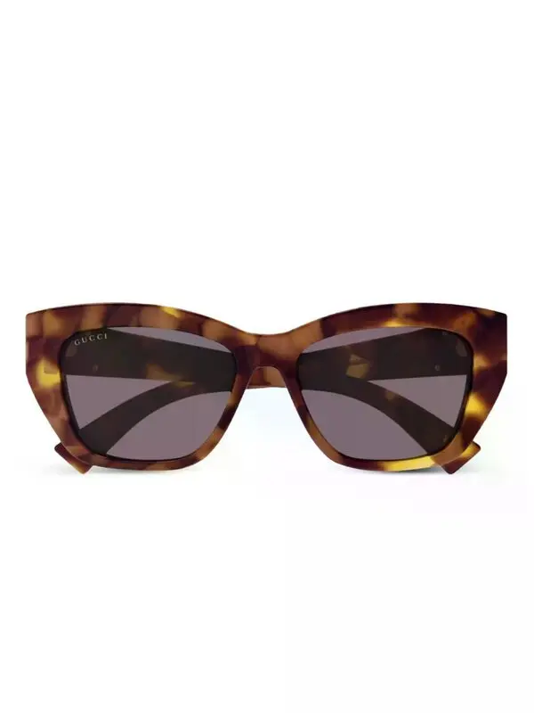 Gucci Interlocking G Tortoiseshell Sunglasses - Brown