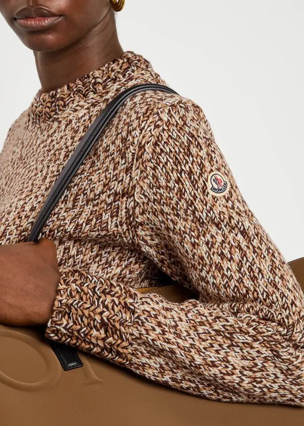 Moncler Chunky Knit Wool Jumper