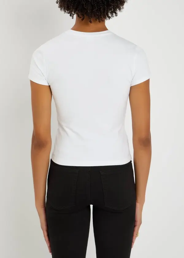 Good American Stretch-cotton T-shirt