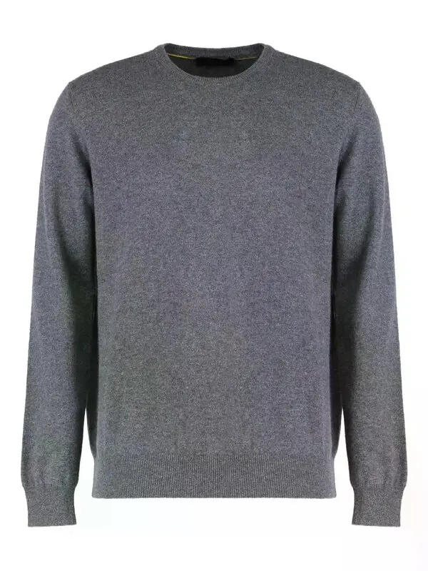 MOORER Orvieto Cashmere Crew Neck Sweater - Grey