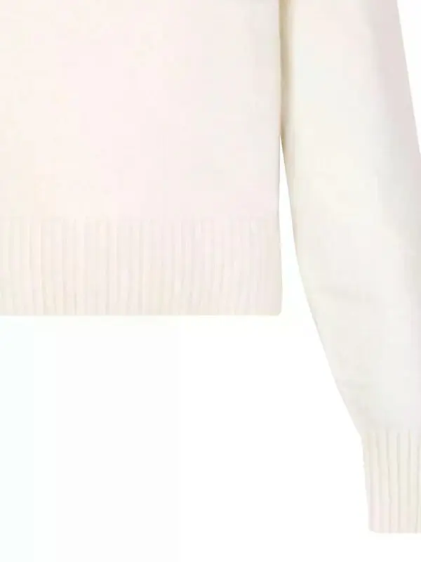 MARANT ETOILE High-neck Puff-sleeve Sweater
