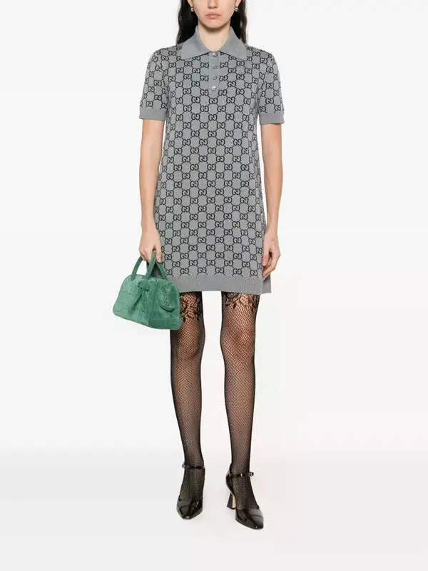 Gucci Gg-pattern Mini Dress