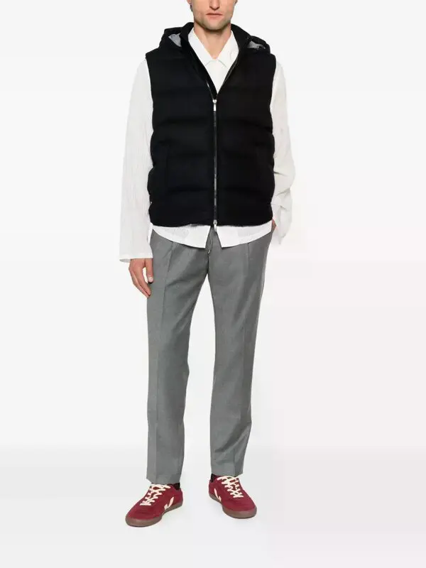 Peserico Hooded Quilted Vest