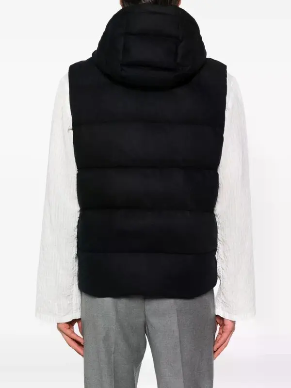 Peserico Hooded Quilted Vest